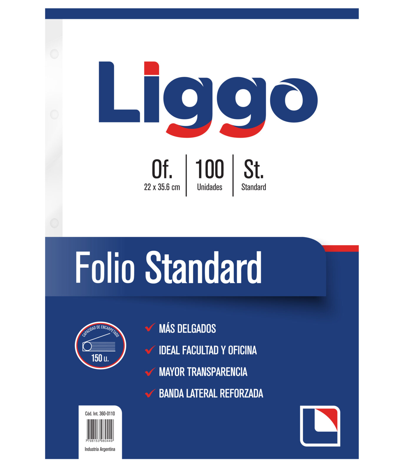 Folio Standard Oficio x 100 – Liggo Trade