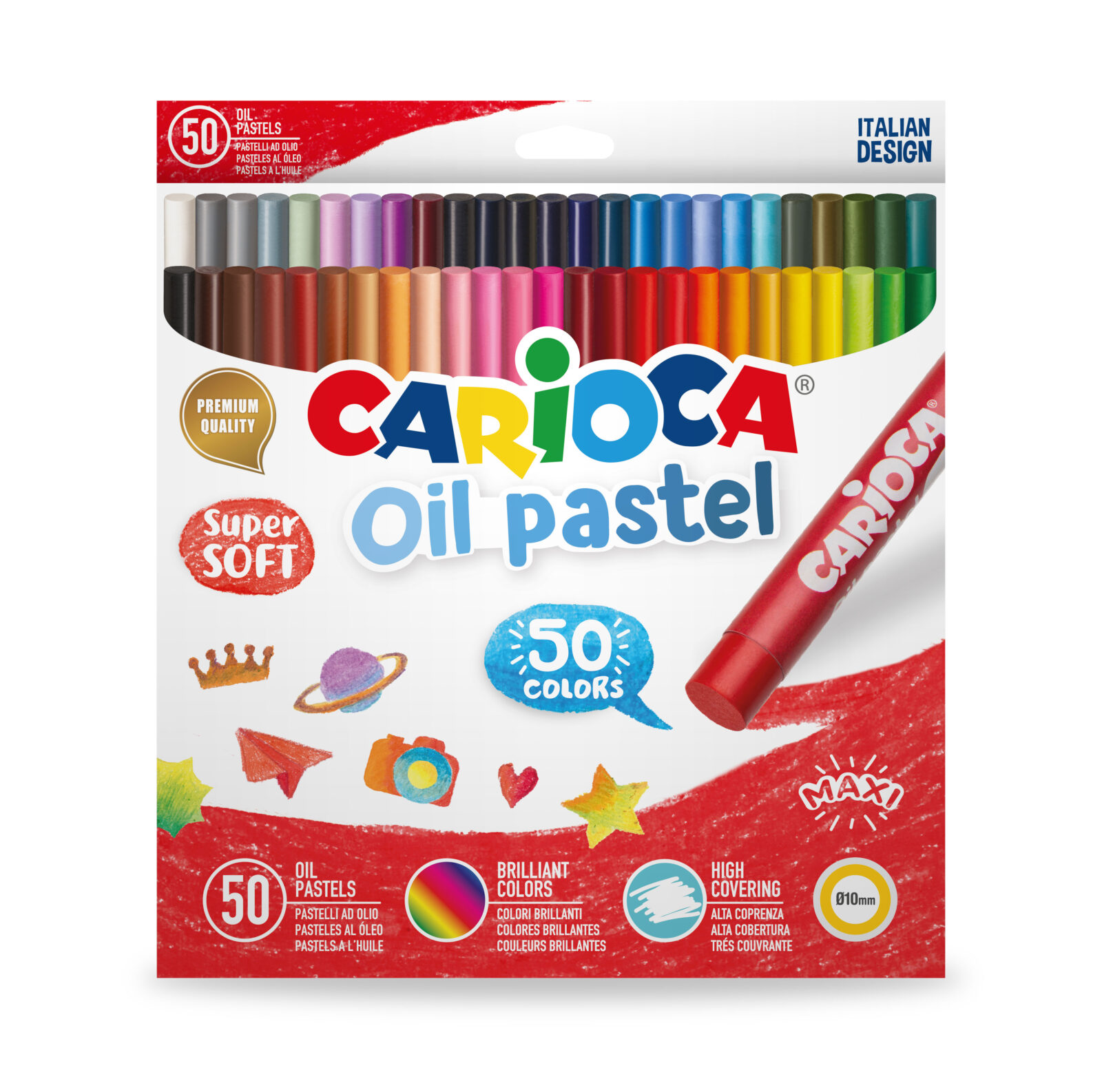 Crayones Carioca al oleo caja x 50 – Liggo Trade