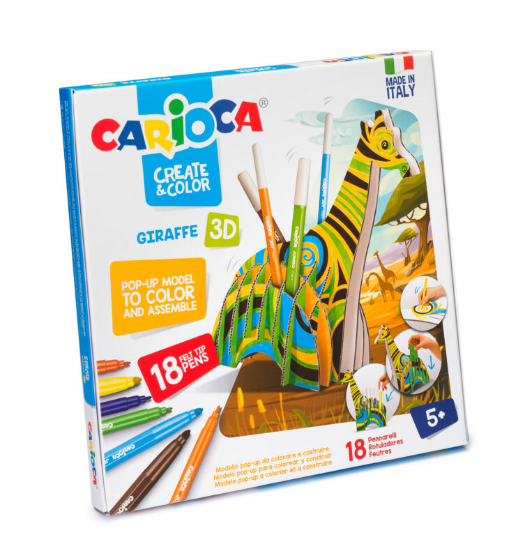 Carioca Create & color Jirafa 3D – Liggo Trade